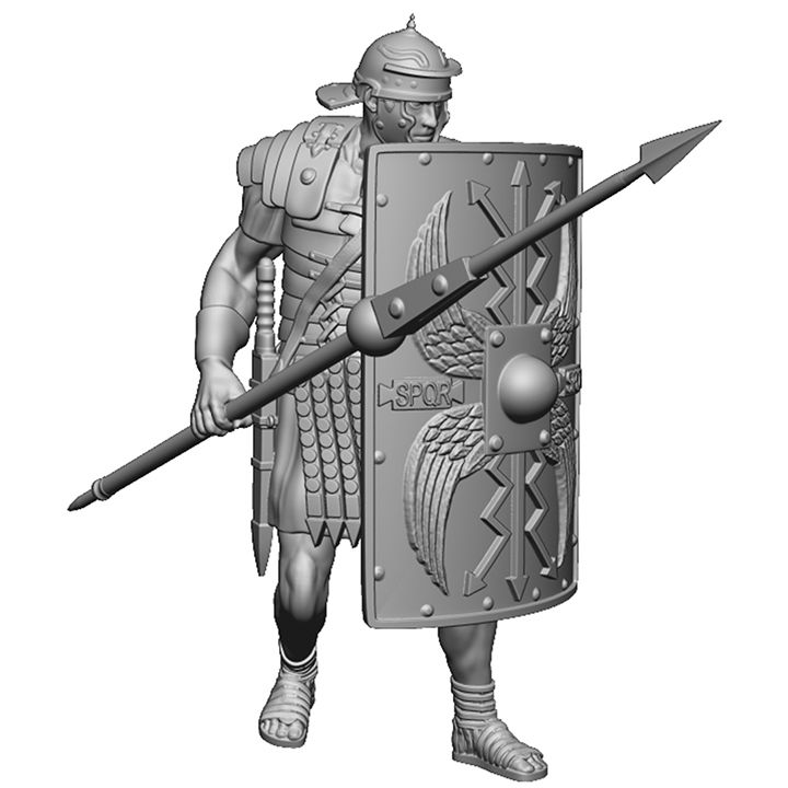 3D Printable S.P.Q.R. - EAGLE OF THE LEGION - LEGIONARY TESTUDO 1 by ...