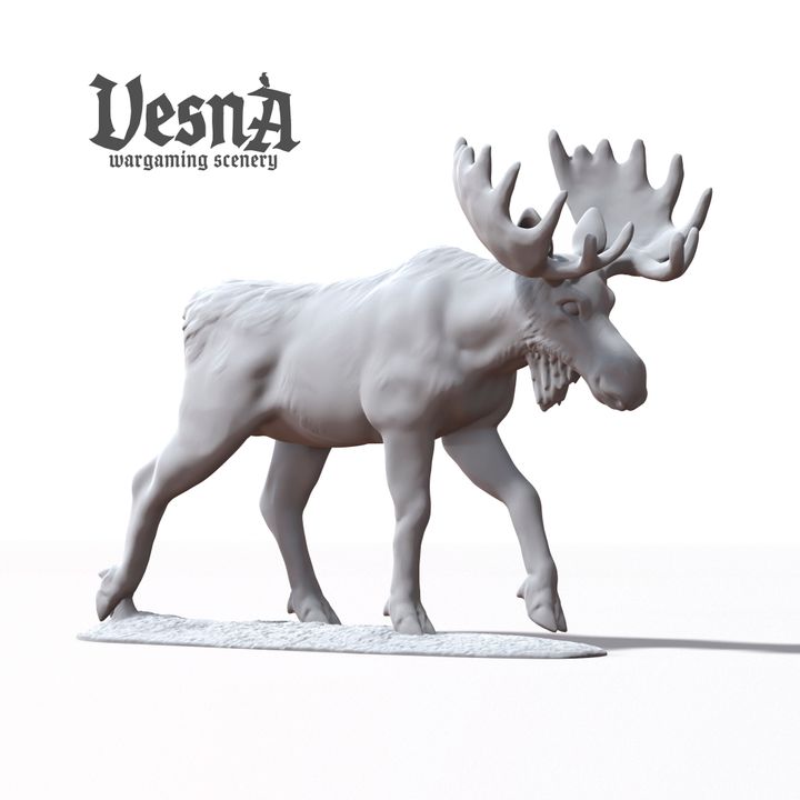3D Printable MOOSE PACK by VESNA SCULPTS