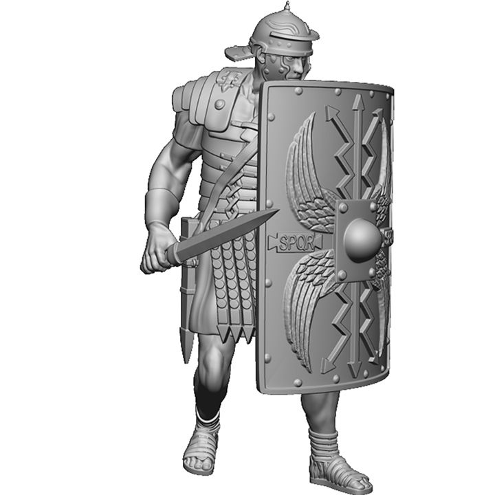 3D Printable S.P.Q.R. - EAGLE OF THE LEGION - LEGIONARY TESTUDO 1 SWORD ...