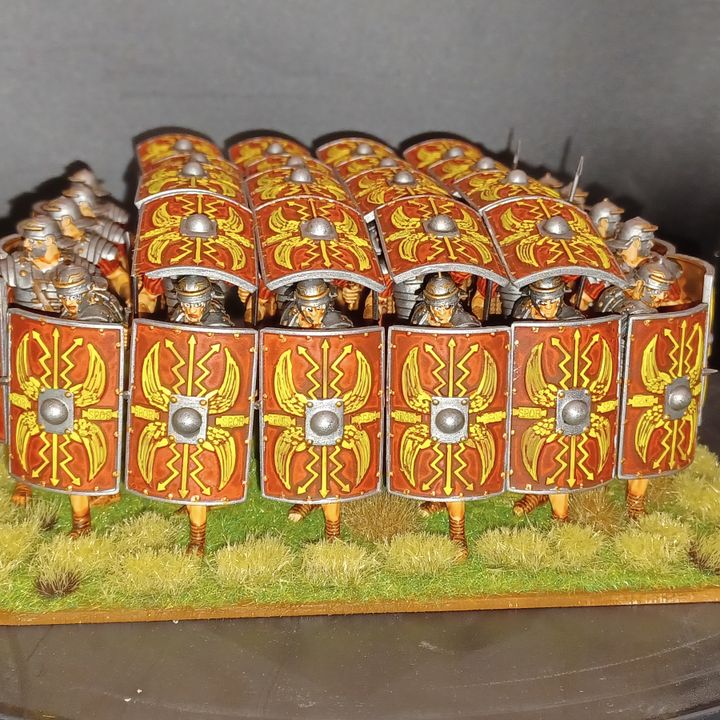 3D Print of S.P.Q.R. - EAGLE OF THE LEGION - LEGIONARY TESTUDO FULL SET ...