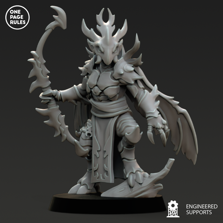 3D Printable Eternal Elder - Wood Elves by One Page Rules