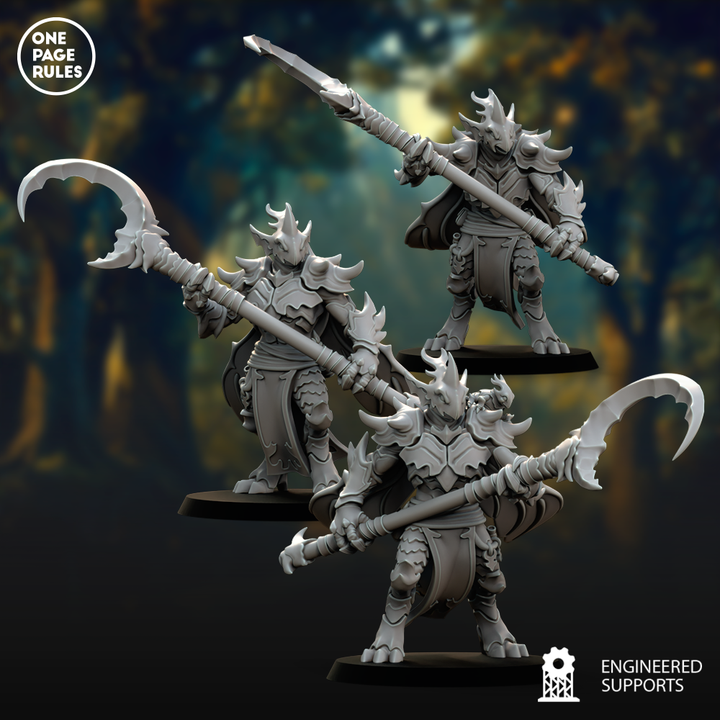 3D Printable Eternal Hunters - Wood Elves by One Page Rules
