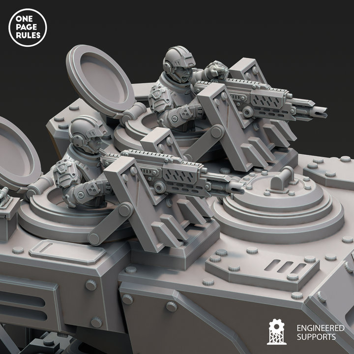 3D Printable Super Heavy Battle Tank - Human Defense Force by One Page ...