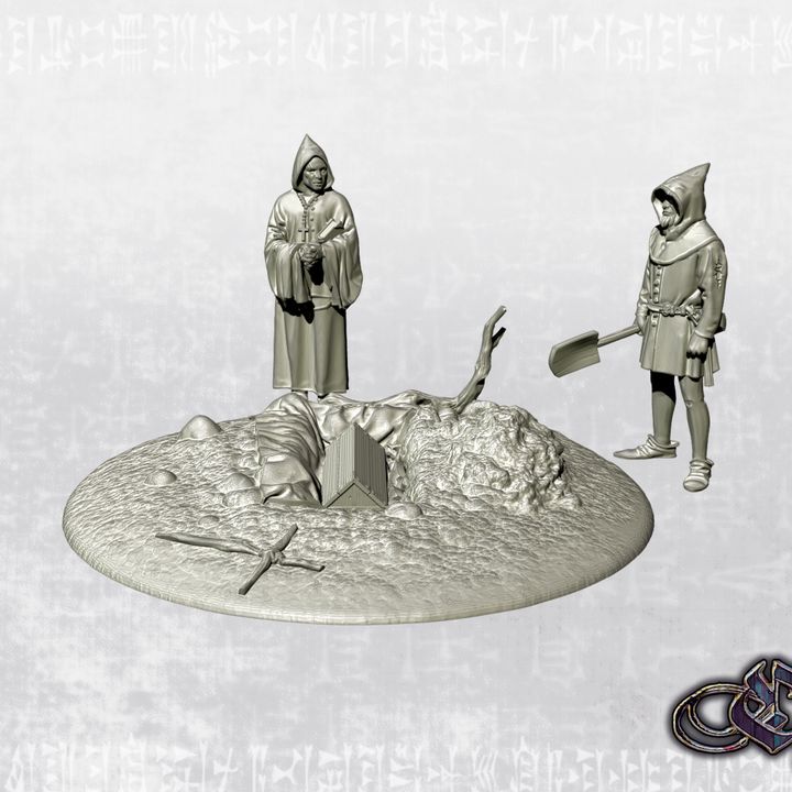 3D Printable "An Orphan's Burial" by Ezipion Digital Store