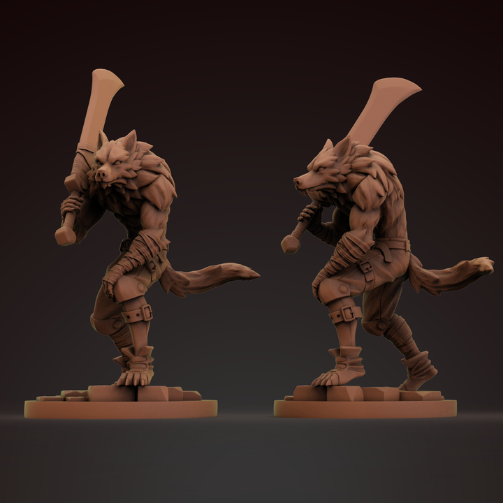 3D Printable Sunshadow The Wolf Mercenary by Beck88