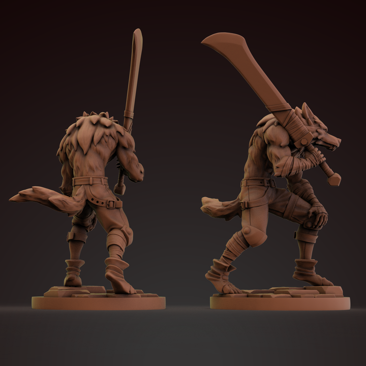 3D Printable Sunshadow The Wolf Mercenary by Beck88