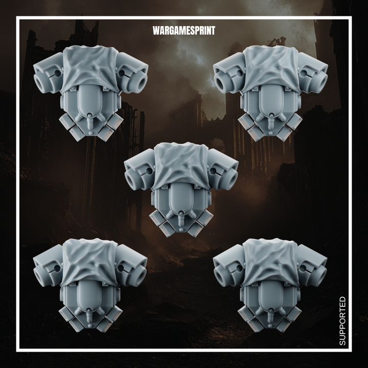 3D Printable X10 voidborn knights by Mael