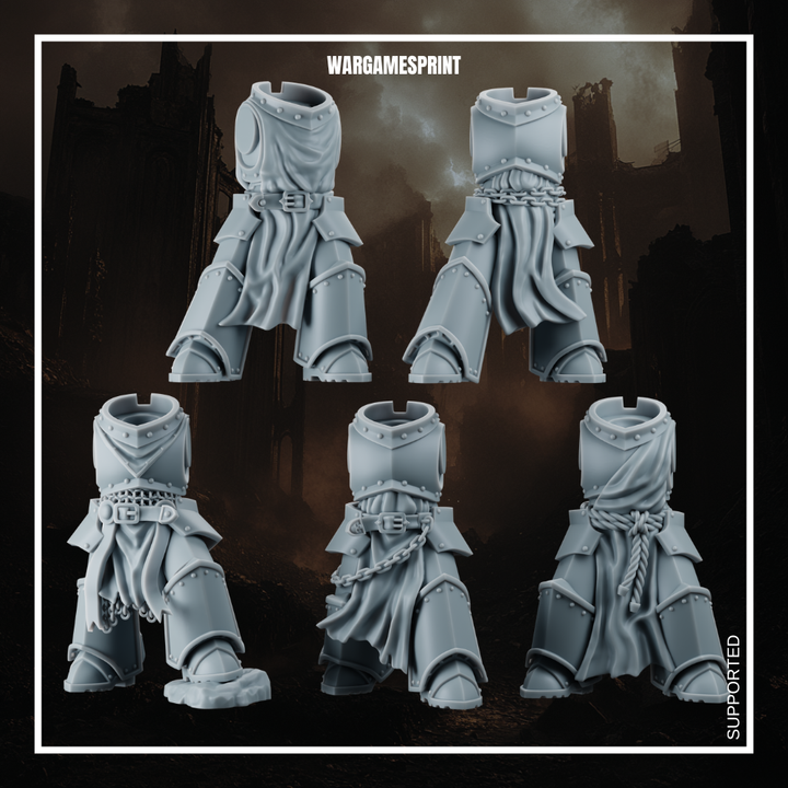 3D Printable X10 voidborn knights by Mael