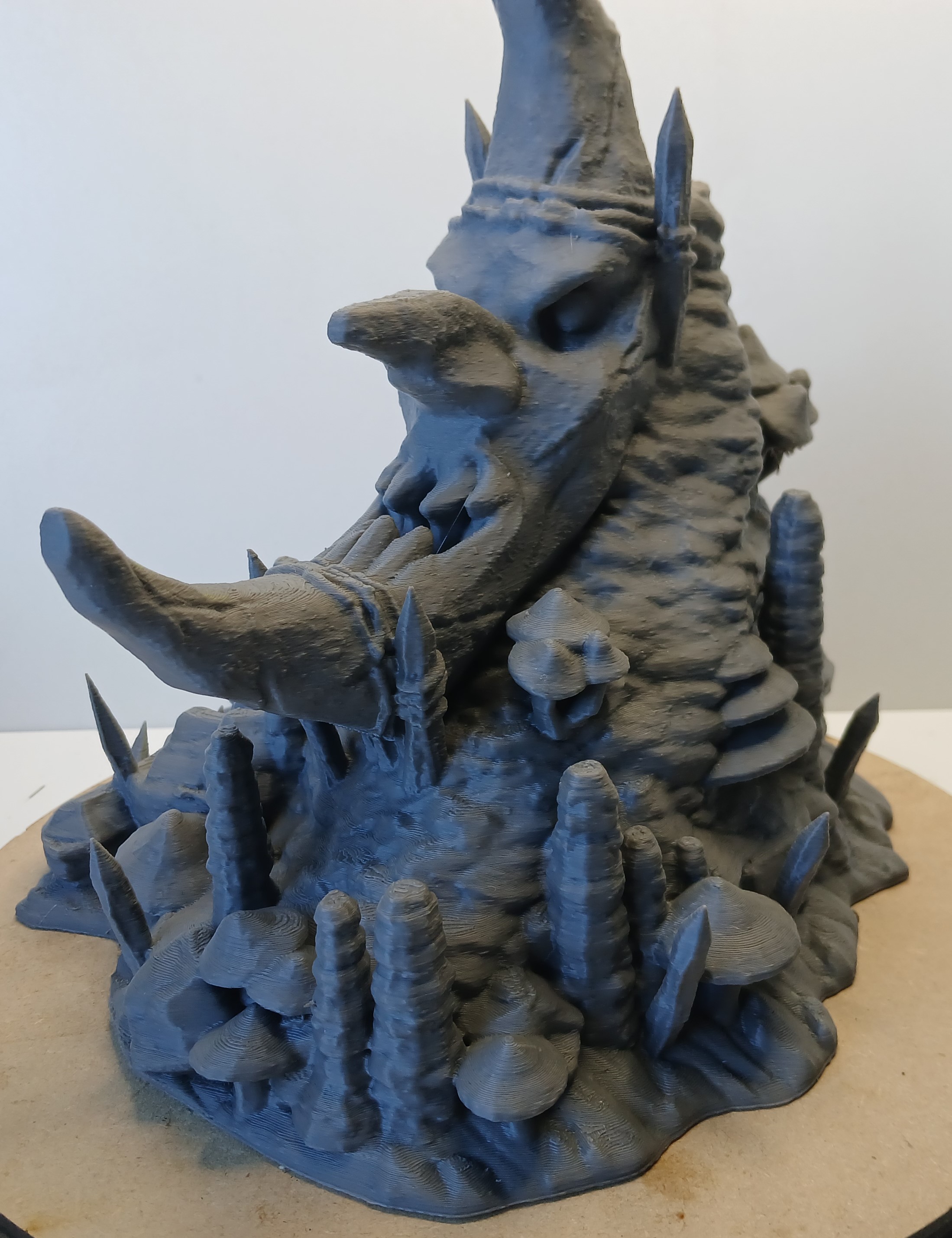 3D Printable Goblin Moon Shrine - Tabletop Terrain - 28 MM by MiniatureLand