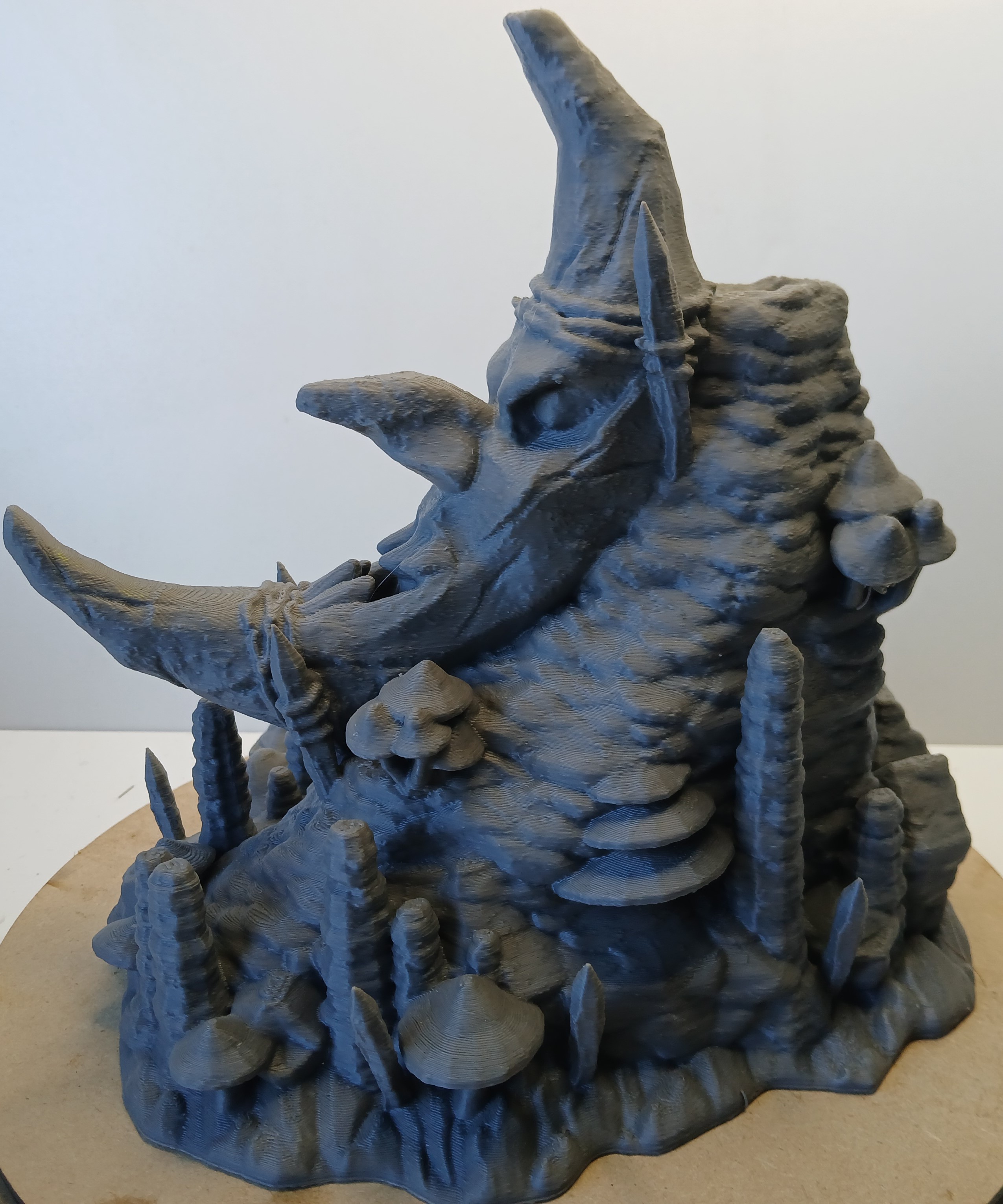 3D Printable Goblin Moon Shrine - Tabletop Terrain - 28 MM by MiniatureLand