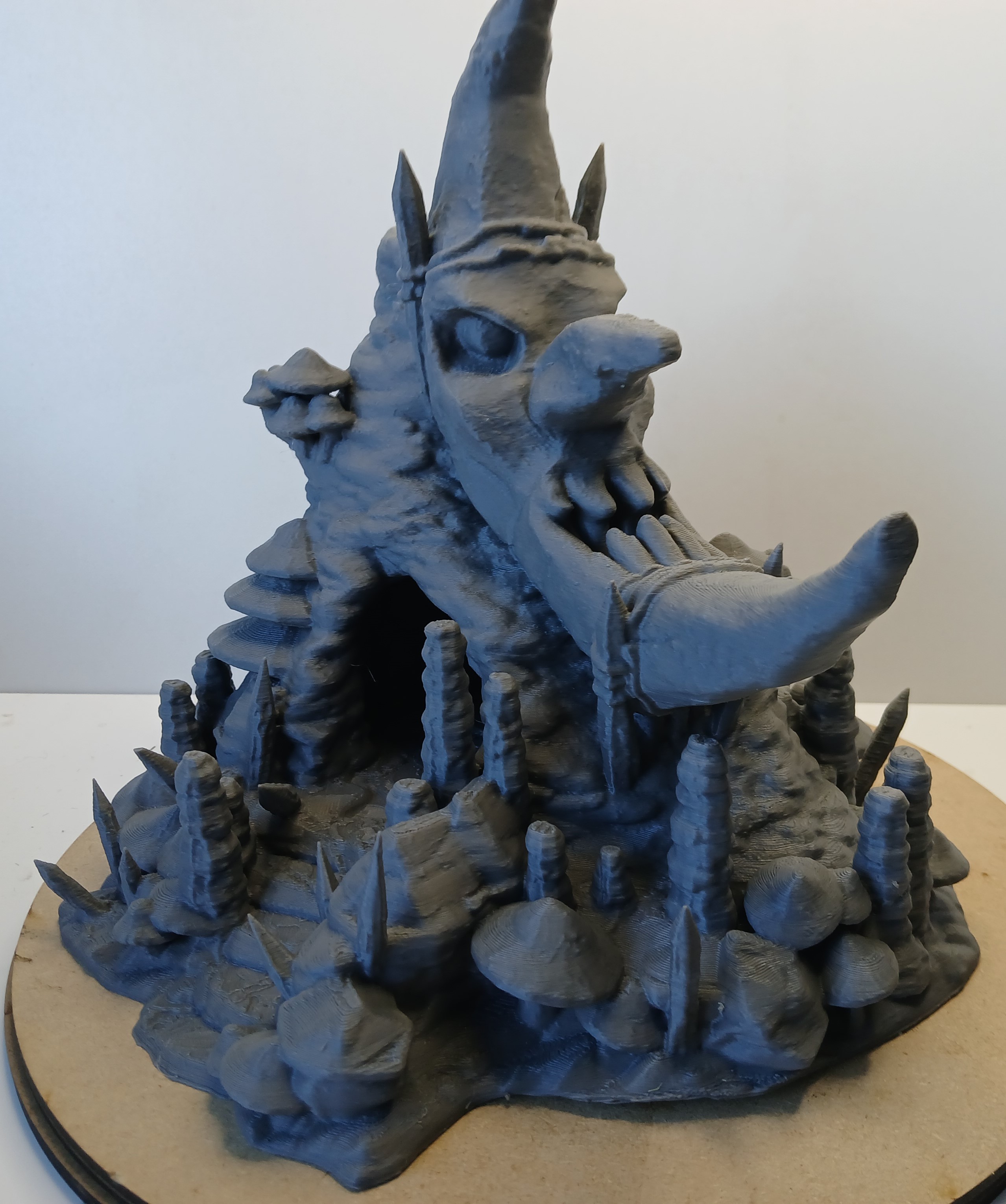 3D Printable Goblin Moon Shrine - Tabletop Terrain - 28 MM by MiniatureLand
