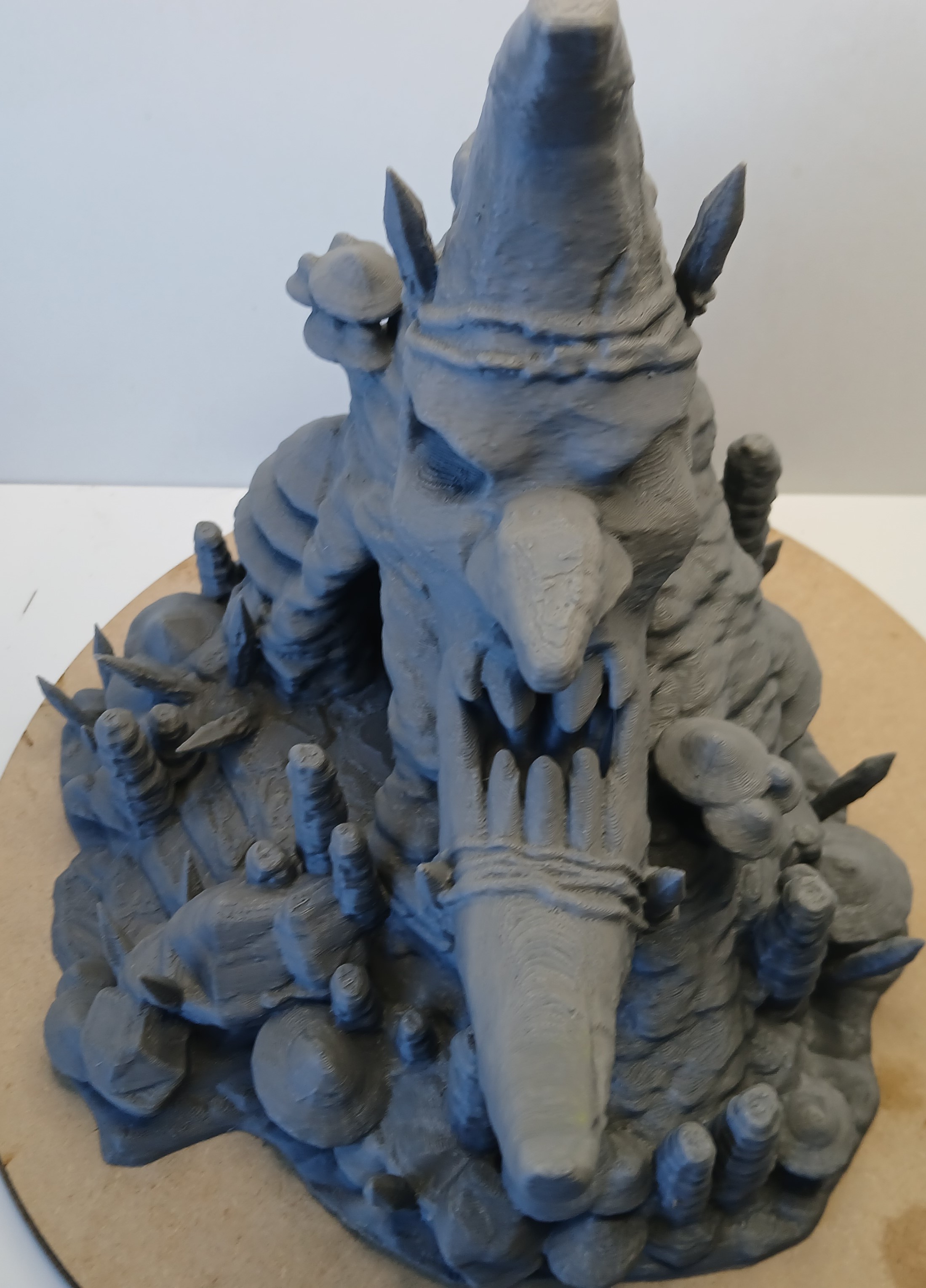 3D Printable Goblin Moon Shrine - Tabletop Terrain - 28 MM by MiniatureLand