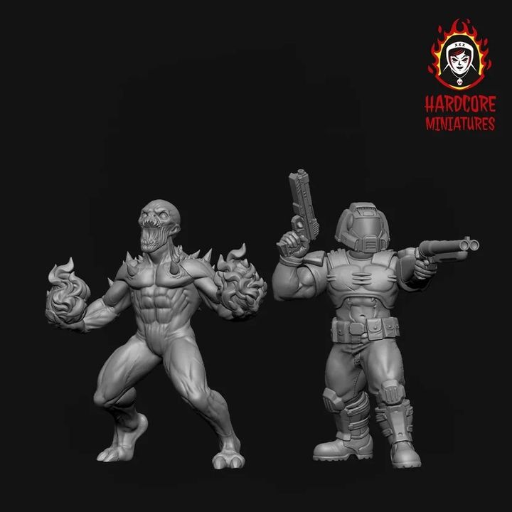 3D Printable Imps of Hell by Hardcore Miniatures