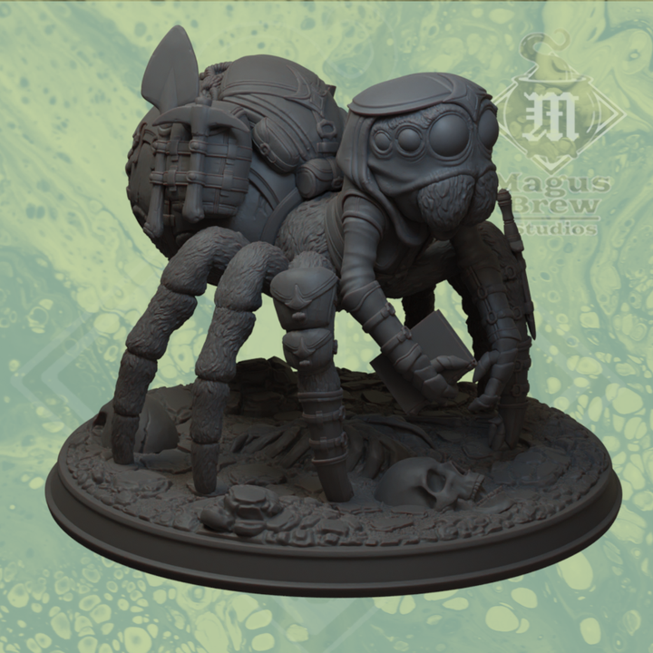 3D Printable SpiderFolk Explorer by Magus Brew Studios