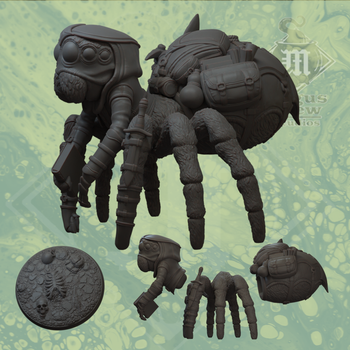 3D Printable SpiderFolk Explorer by Magus Brew Studios