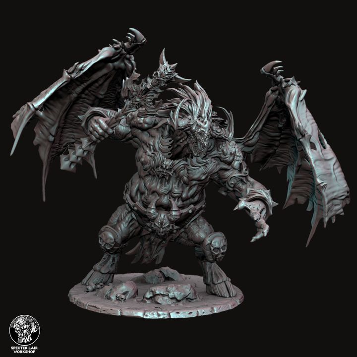 3D Printable Orcus Demon by Specter Forge Miniatures