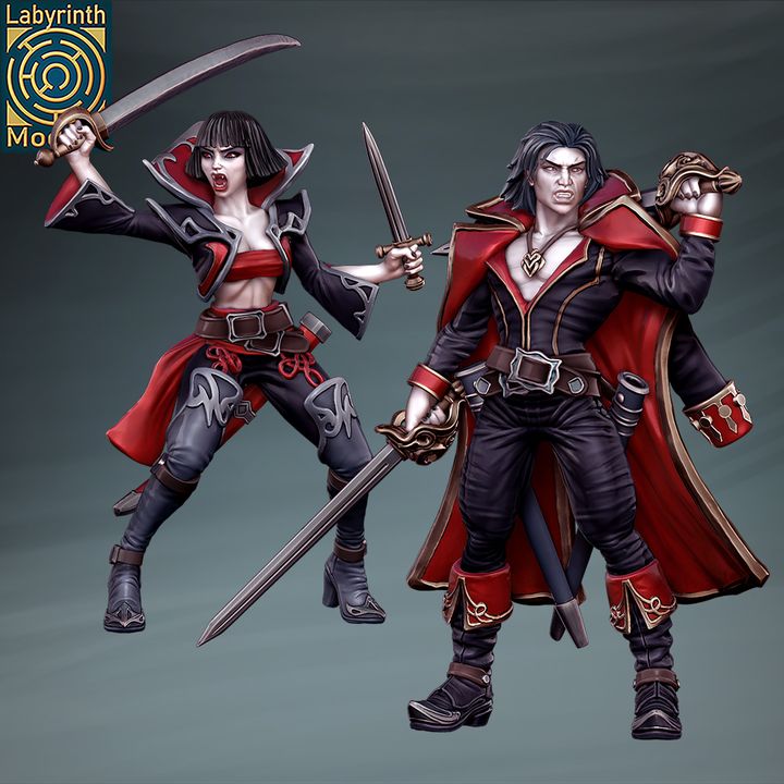 3D Printable Charon's Corsairs Collection Vol. 2 - 32mm scale by ...