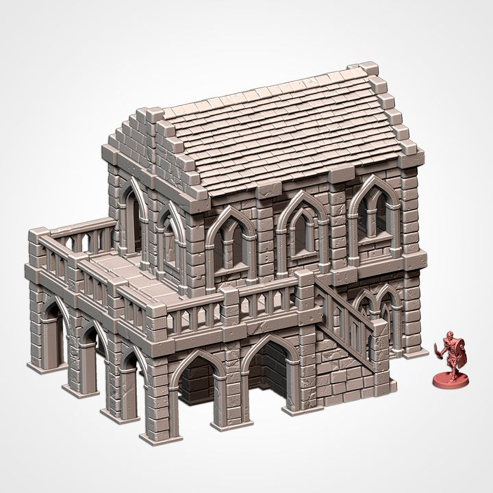 3D Printable MIDDLE EARTH TOWN by Txarli Factory