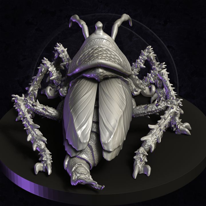 3D Printable InSECT Riding Roach – Giant Radioactive Cockroach by Dark ...