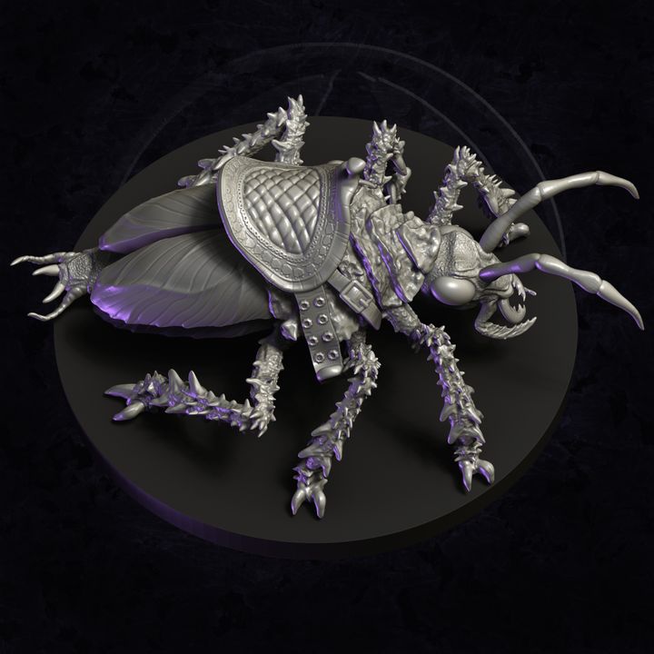 3D Printable InSECT Riding Roach – Giant Radioactive Cockroach by Dark ...