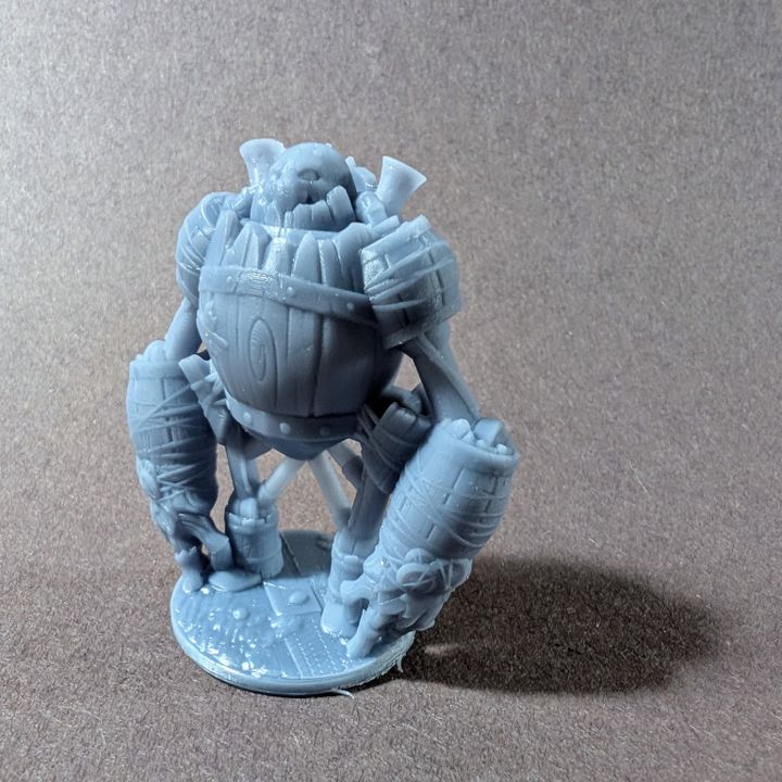 3D Print of Barrel Golem by CONANBARBARIC