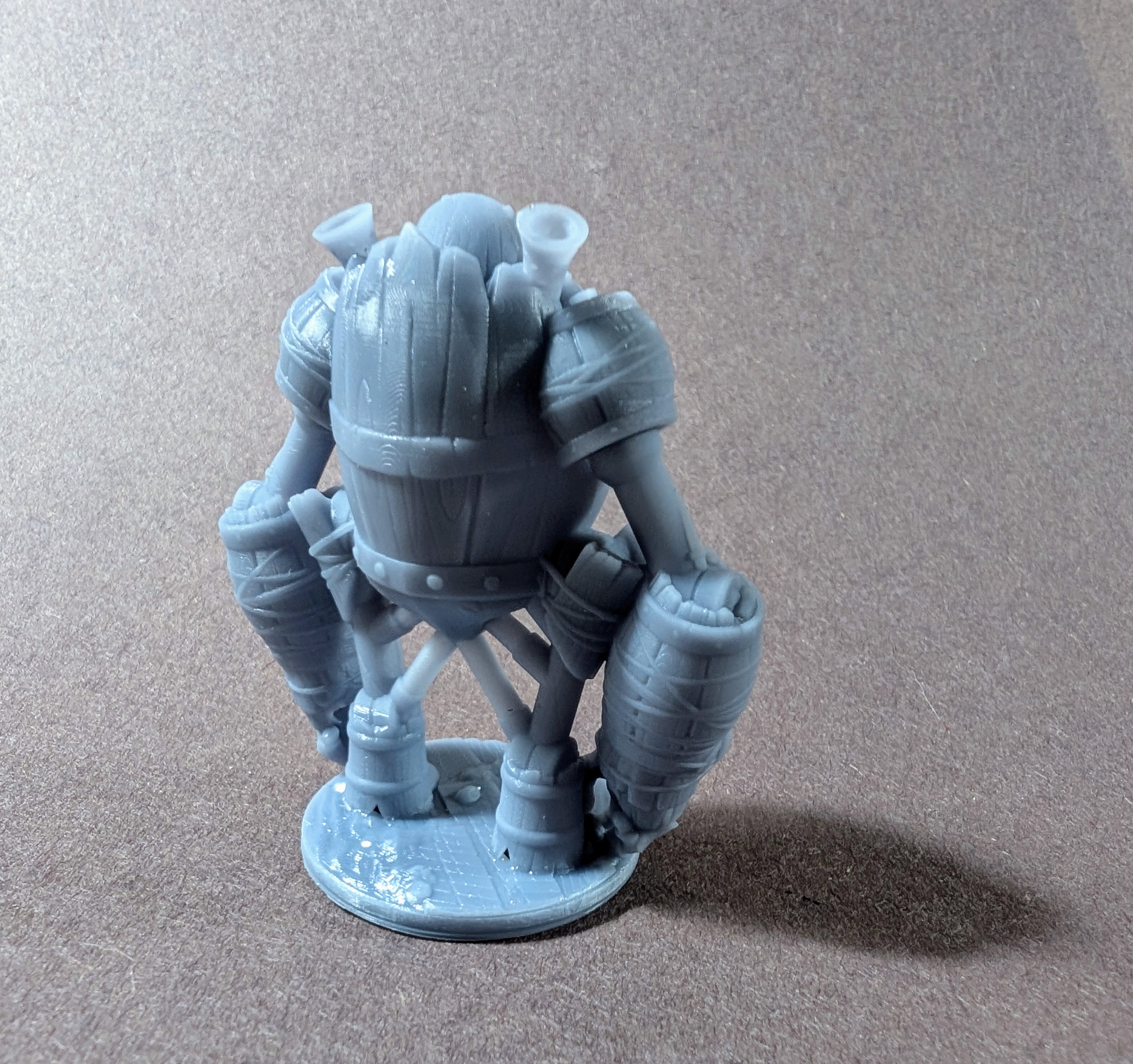 3D Printable Barrel Golem - Support free by Leonardo Escovar