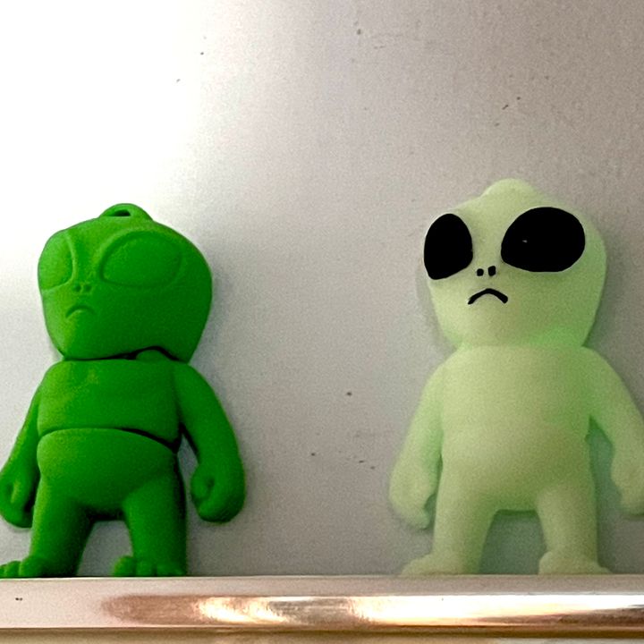 3D Print of Flexi Alien by andrewvercnocke