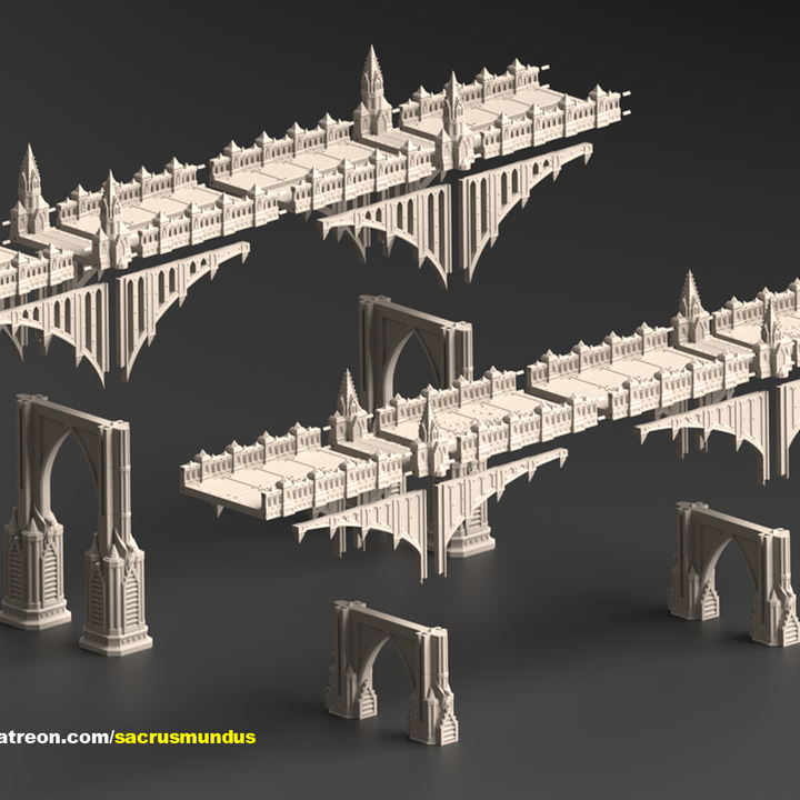 3D Printable Vertex Tertius. Hive Crossroad by Sacrusmundus