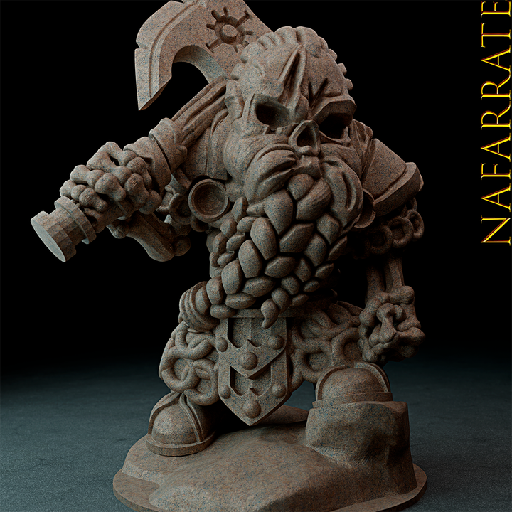 3D Printable Skeleton Dwarf by Nafarrate Designs