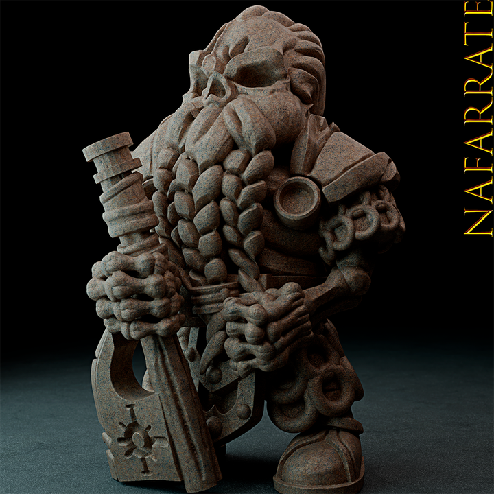 3D Printable Skeleton Dwarf by Nafarrate Designs