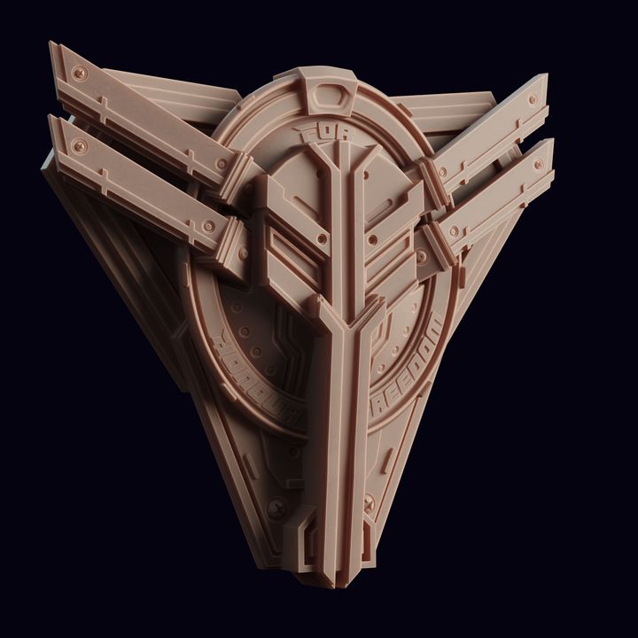3D Printable Cyberpunk Prop - Ranger Badge by Cyberstash