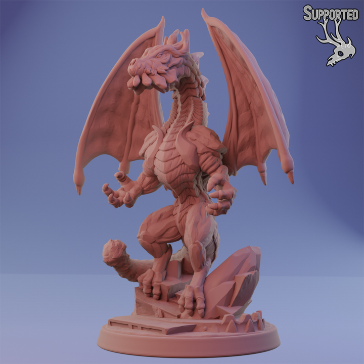 3D Printable Orinix, Adult Lunar Dragon by Zio