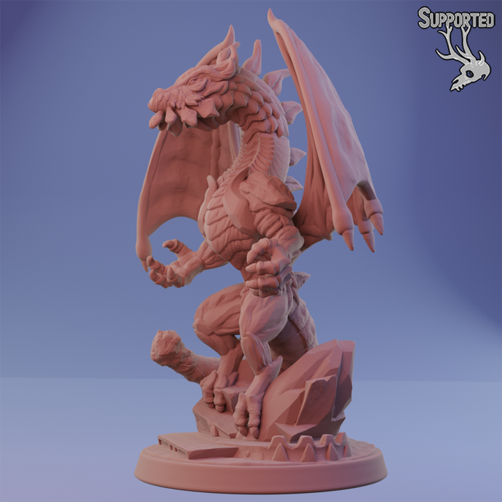 3D Printable Orinix, Adult Lunar Dragon by Zio