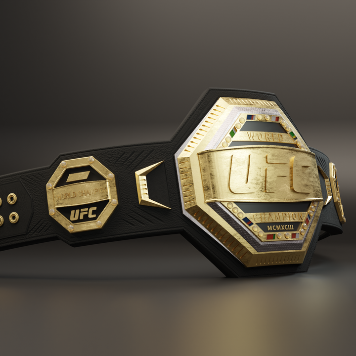 3D Printable UFC LEGACY CHAMPIONSHIP BELT by Undefeated miniatures