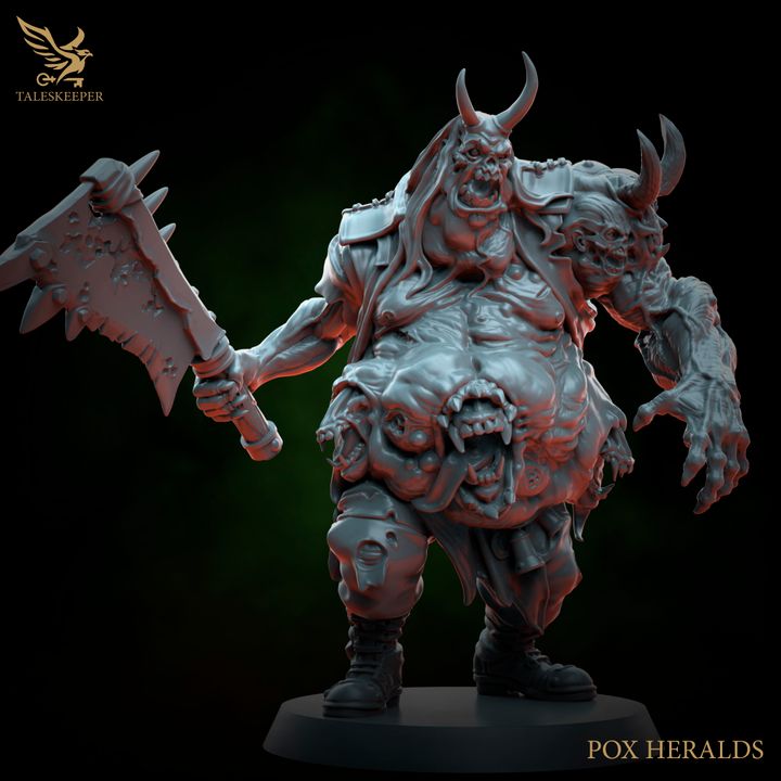 3D Printable POX HERALDS (February) by Tales Keeper
