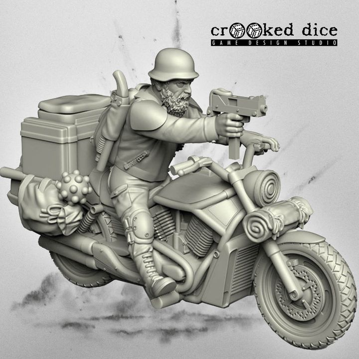 3D Printable Biker B by Karl Perrotton