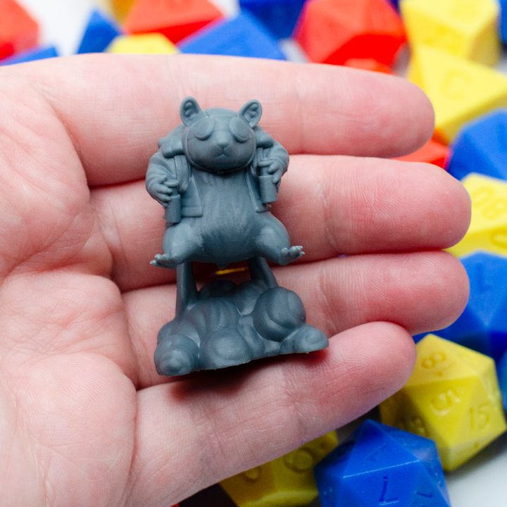3D Printable Giant Space Hamster - Rocket Ham! by Found Family ...