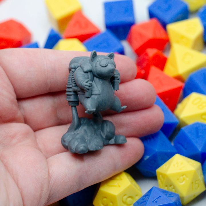 3D Printable Giant Space Hamster - Rocket Ham! by Found Family ...