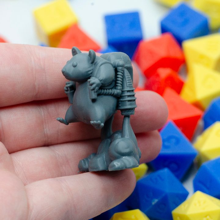 3D Printable Giant Space Hamster - Rocket Ham! by Found Family ...