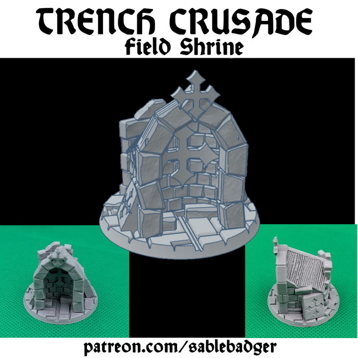 3D Printable Trench Crusade - Artillery Shell Field Shrines by brander ...