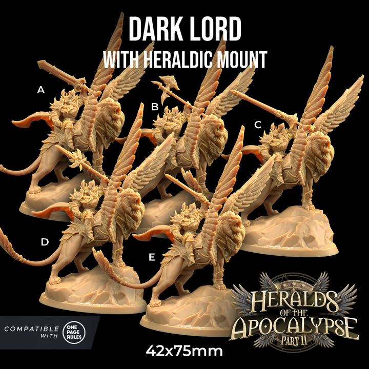 3D Printable Dark Lord | PRESUPPORTED | Heralds of The Apocalypse Pt ...