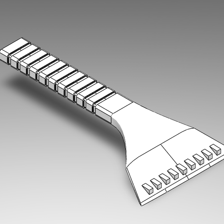 3D Printable Ice Scraper by David___