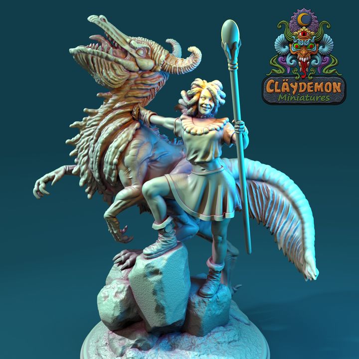 3D Printable Stumbler rider by Claydemon Miniatures