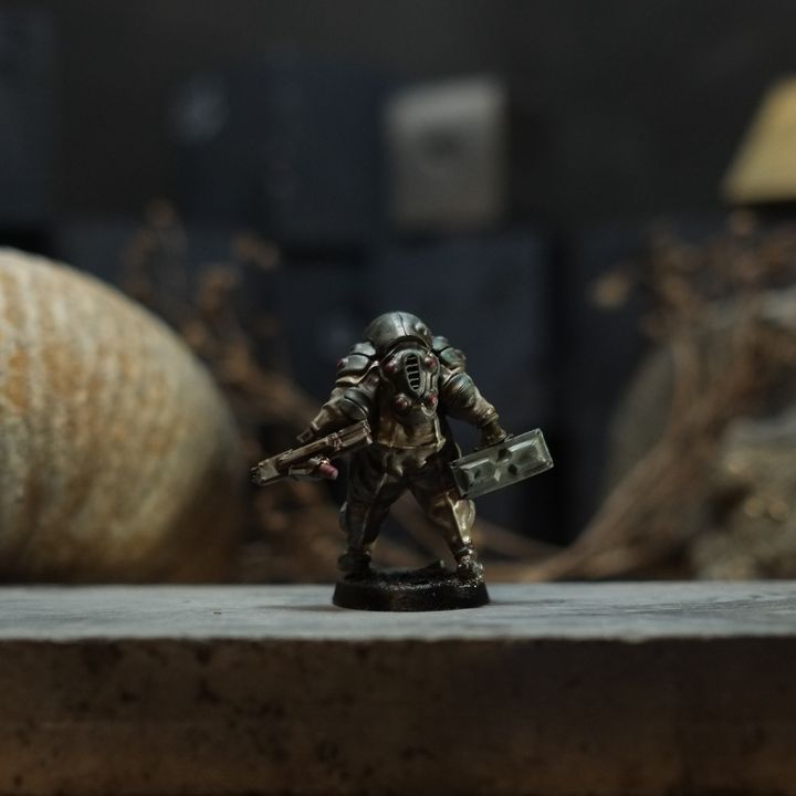 3D Printable A space Jock and an object of unknown origin. by BlightBones