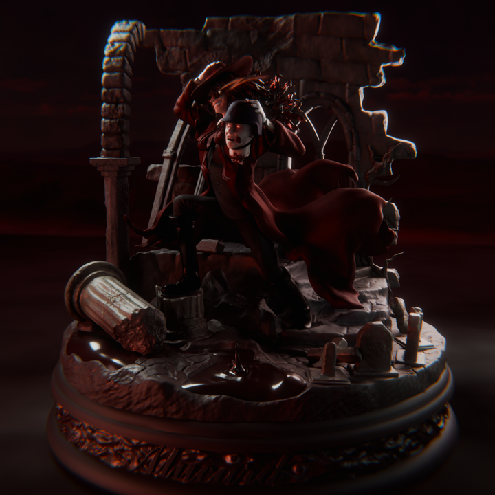 3D Printable Hellsing Alucard's Nocturnal Hunt - 3D Printable Diorama ...