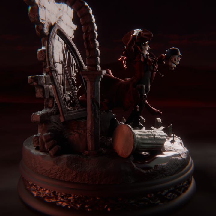 3D Printable Hellsing Alucard's Nocturnal Hunt - 3D Printable Diorama ...