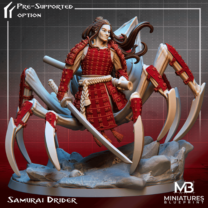 3D Printable Samurai Drider by Miniatures Blueprint
