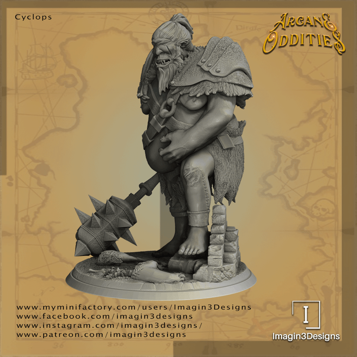 3D Printable Cyclops by Imagin3Designs