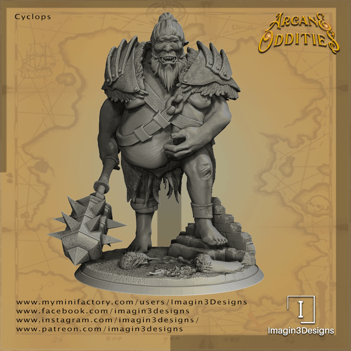 3D Printable Cyclops by Imagin3Designs