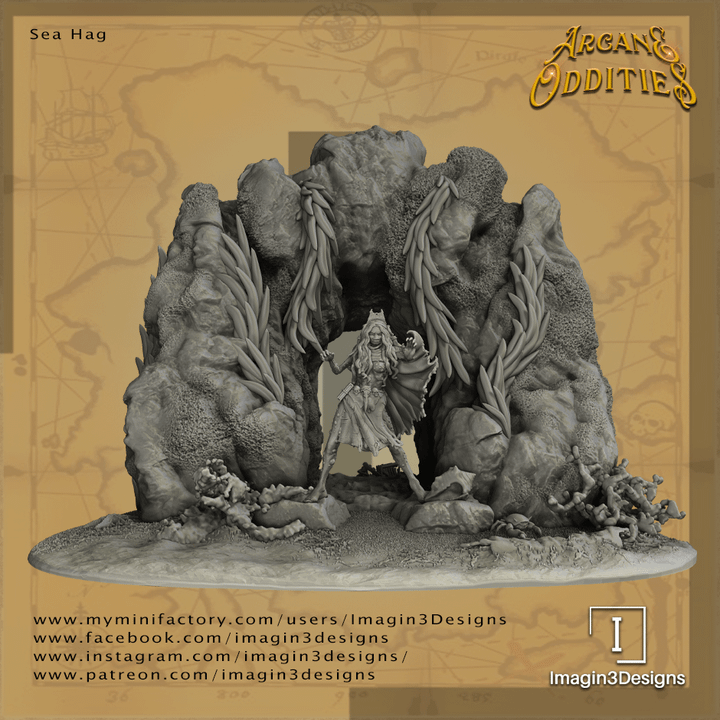 3D Printable Sea Hag by Imagin3Designs